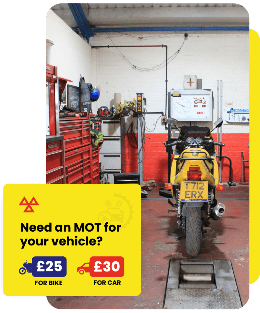 Bike MOT While You Wait | Lowes Garage, Worcester